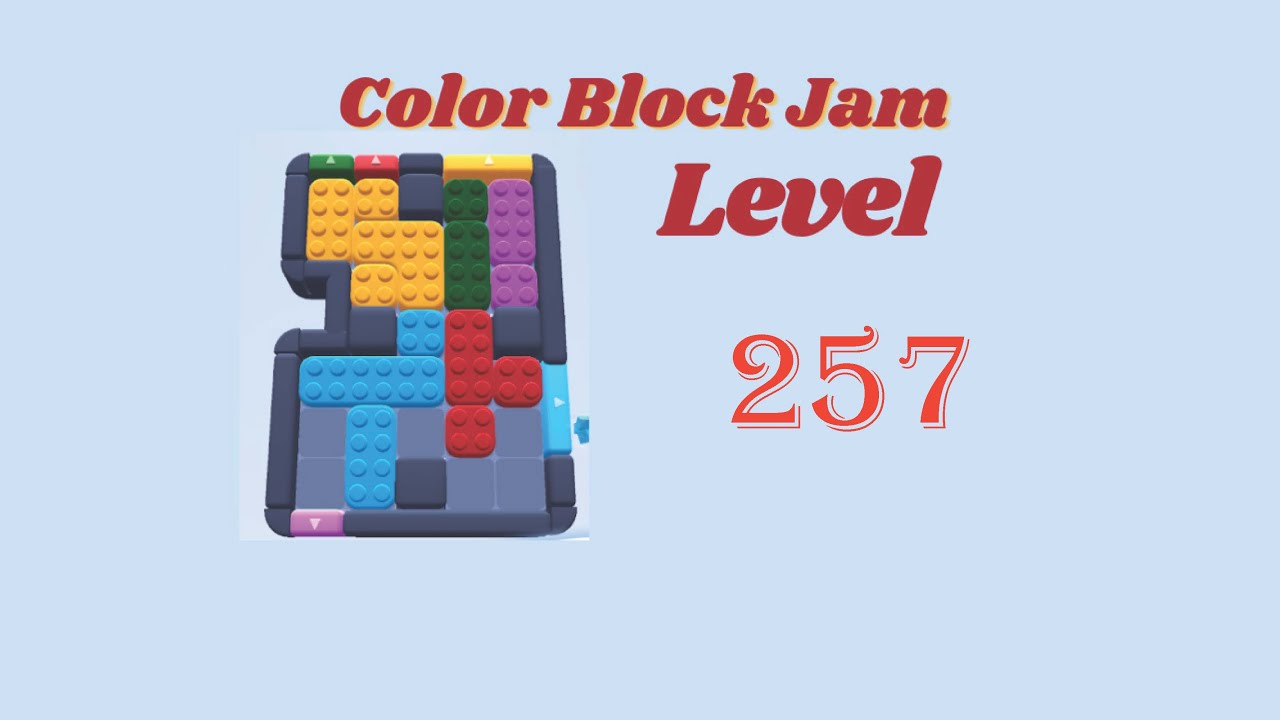 Color Block Jam Level 257 | Color Block Jam 257 - YouTube