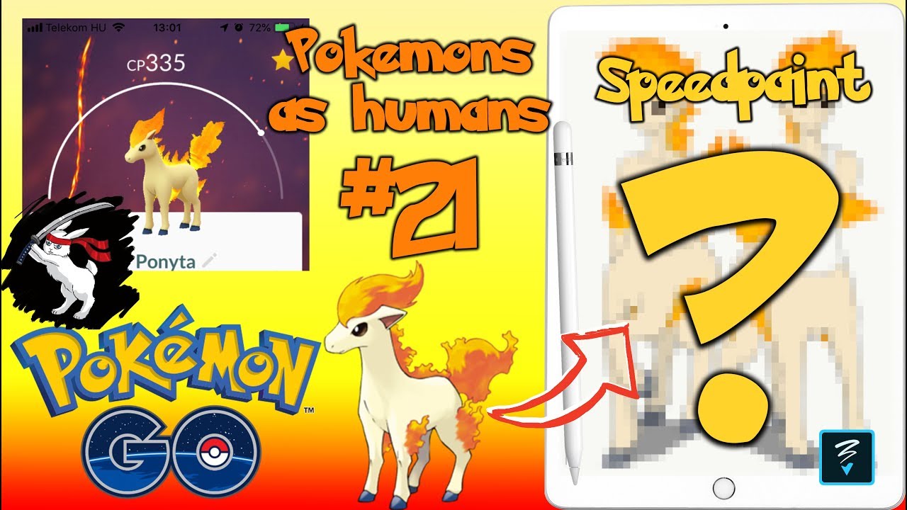 Speedpaint - Ponyta (Art Challenge: Reimagine Pokemons as humans ...