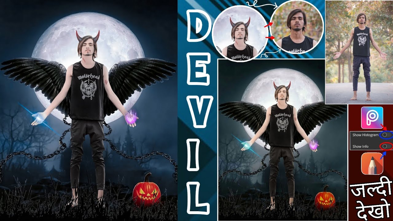 Devil Photo Editing😡 || New concept photo editing || Manipulation photo ...