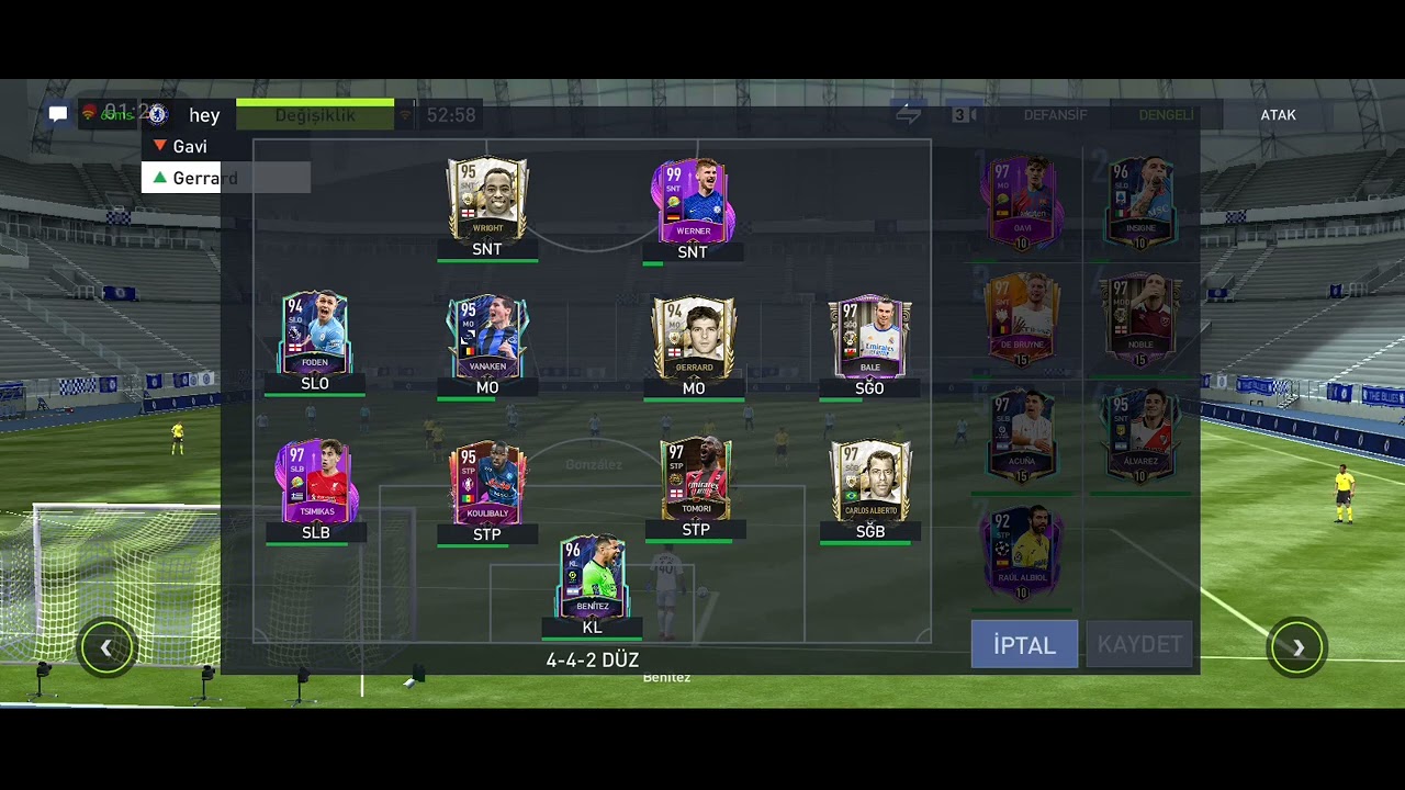 FİFA mobile 22 he team. 95 gen with hard hack - YouTube