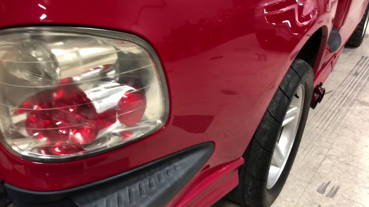 03 Ford Lightning Red 86k KB - YouTube