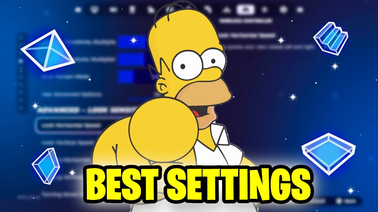 *NEW* BEST Controller Settings For The Simpsons Fortnite Season 5! (PS5 ...
