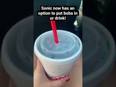 Sonic puts boba in drinks?! - YouTube