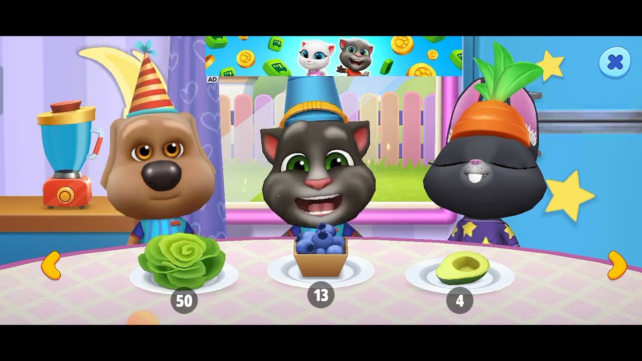 My Talking Tom Good Video ️🗺️😍 বিড়ালের মজার মজার গেম 😍💪🥰 ️ - YouTube