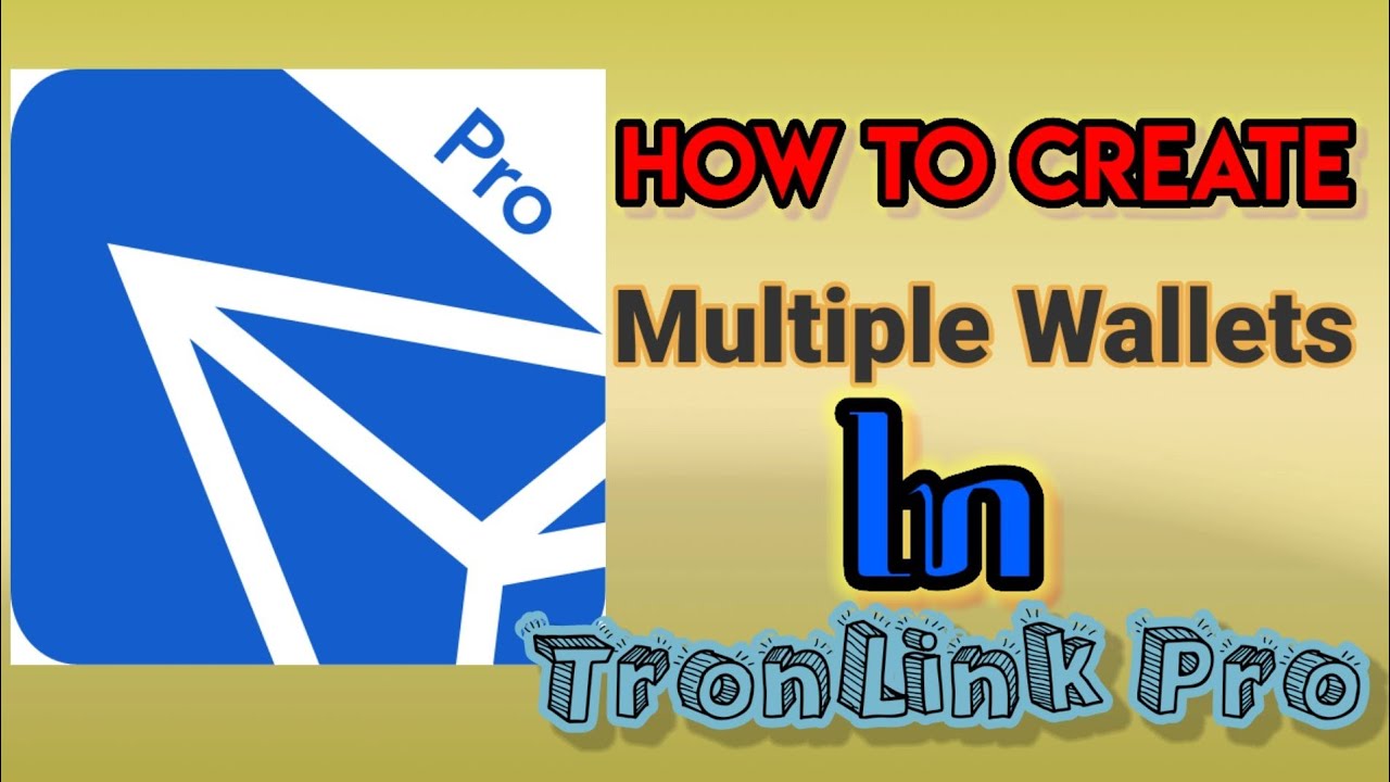 How to create multiple wallet accounts in TronLink Pro|| - YouTube