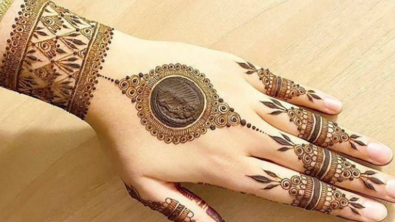 beautiful tikki design || simple and stylish mehndi design ||arabic ...
