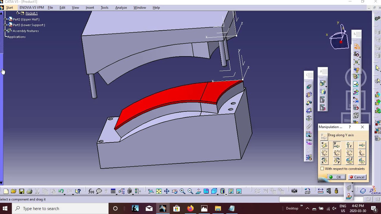 Example of a Simple Sheet Metal forming Tool - YouTube