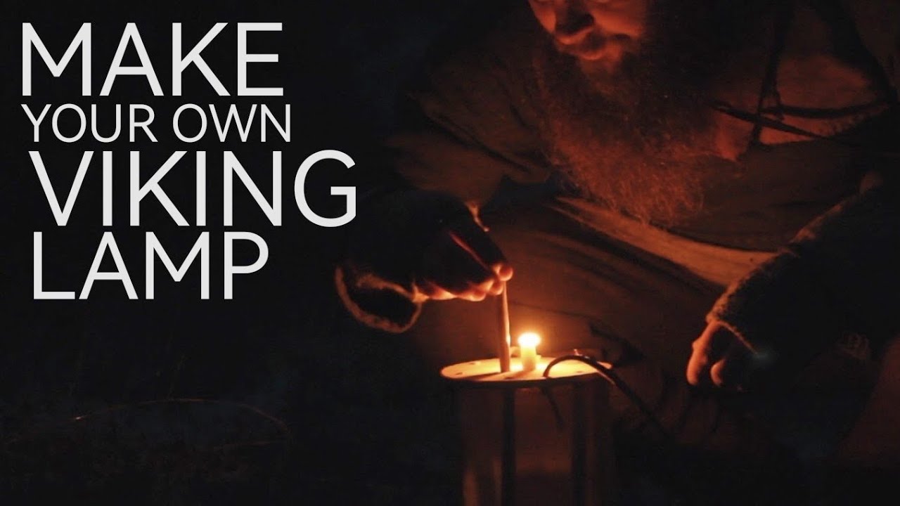 VIKING Lantern Rawhide Lamp | Viking Bushcraft - Viking Crafts Guide ...