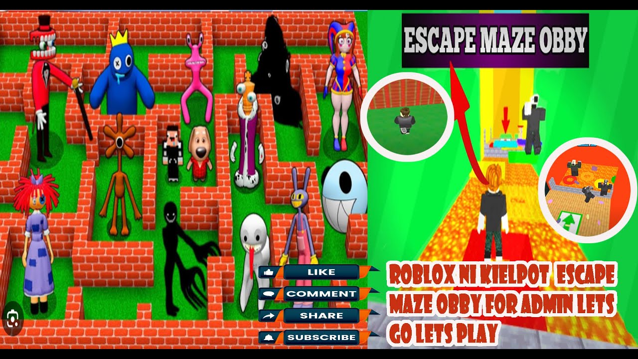 ROBLOX NI KIELPOT ESCAPE MAZE OBBY FOR ADMIN LETS GO 6:54aThus ...