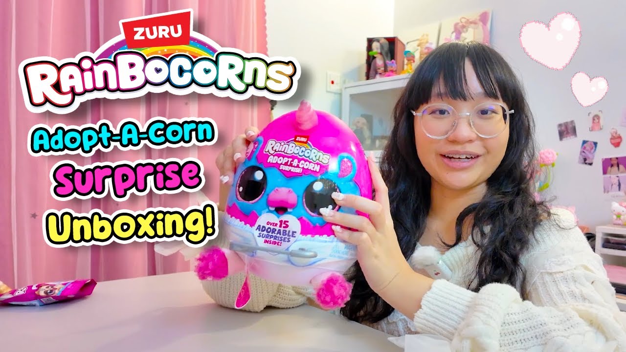 Rainbocorns Adopt-A-Corn Surprise Unboxing! 🍓🍒⋆ ˚ 🎀｡ ⋆୨୧˚ - YouTube