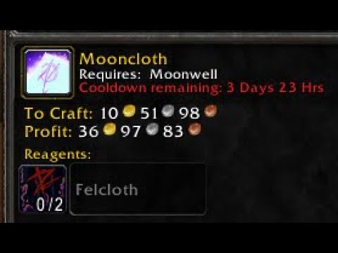 SoD - World of Warcraft - How to craft Mooncloth - as Horde - Moonwell ...