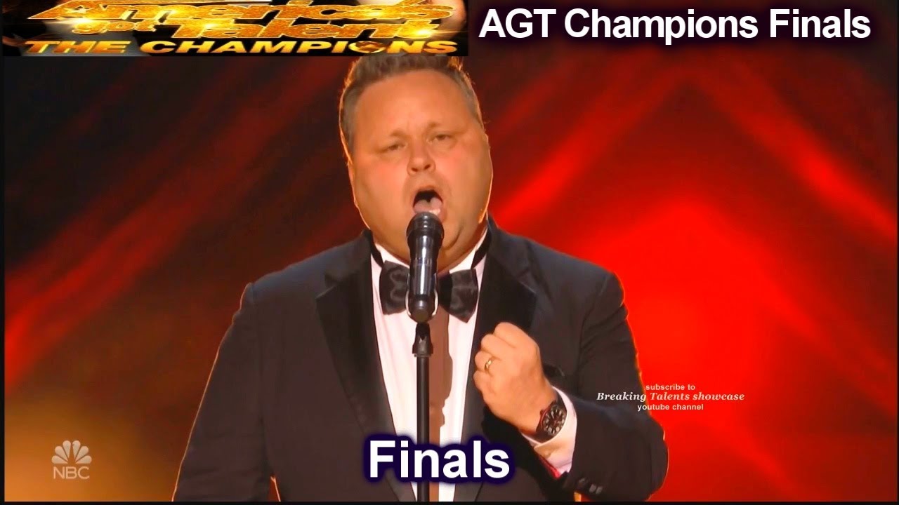 Paul Potts Opera singer AWESOME | America's Got Talent Champions Finals ...