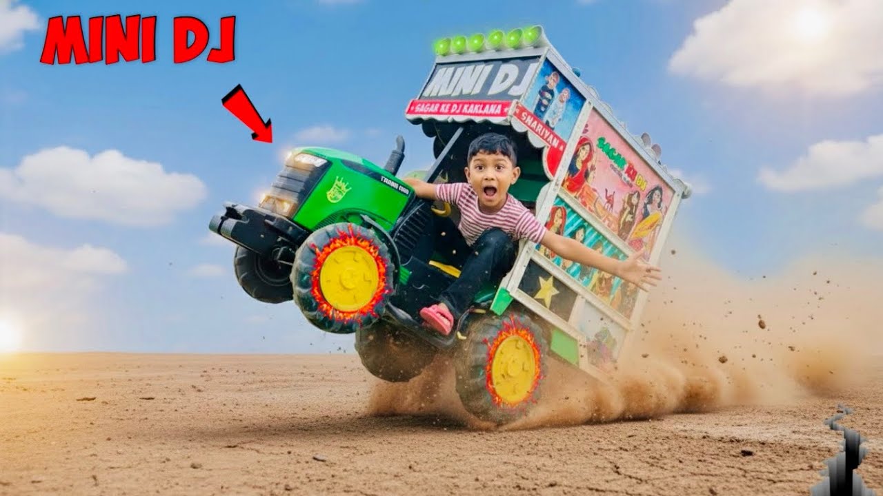 Remote Control Mini DJ Trucks😱!! Small Dj Pickup !! DJ Tractor Dance ...
