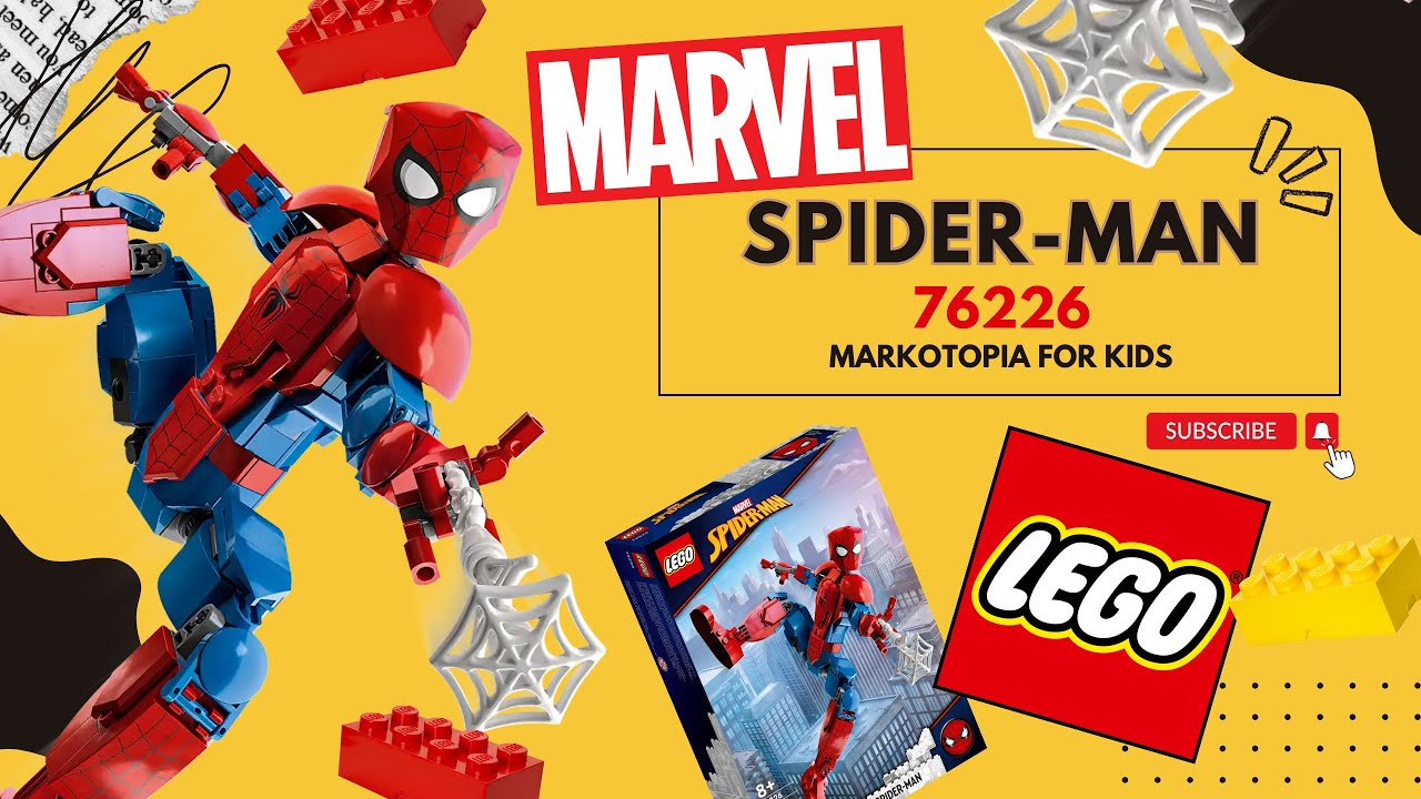Building the LEGO Spider-Man Figure 76226 | LEGO Marvel Set for Kids ...