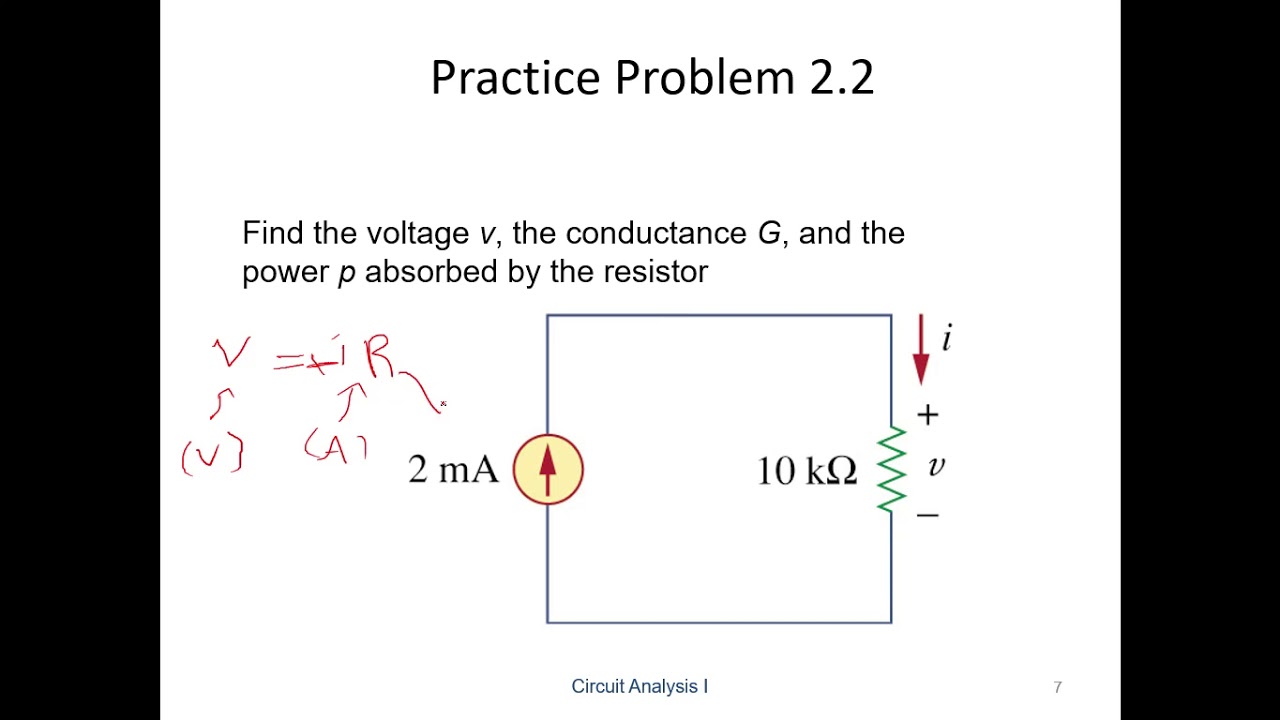 circuit analysis chapter 2: Basic laws - YouTube
