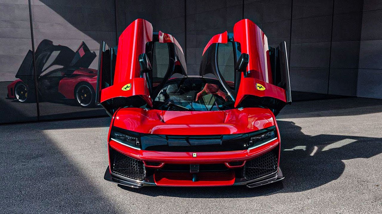 New Cars 2025 Ferrari F80 Hypercar Performance - Exhaust Sound ...