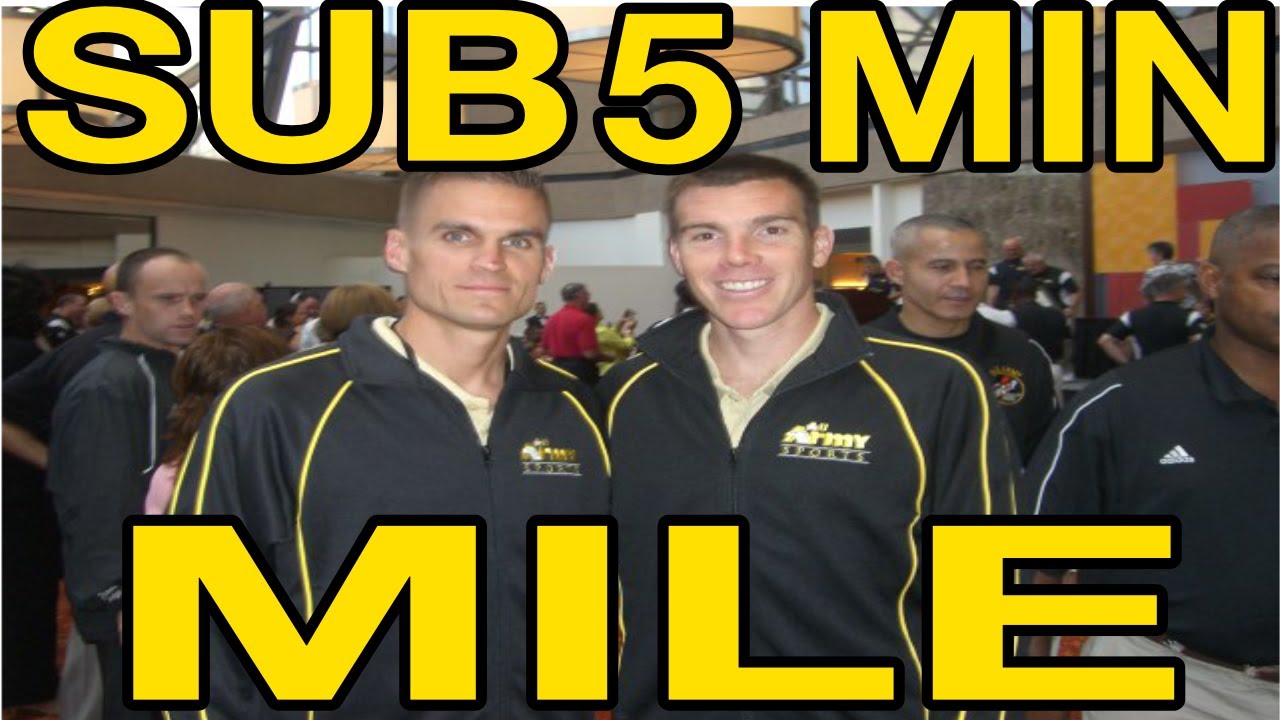 Sub 5 Min Mile | Tips to DESTROY the 5 Minute Mile Barrier - YouTube