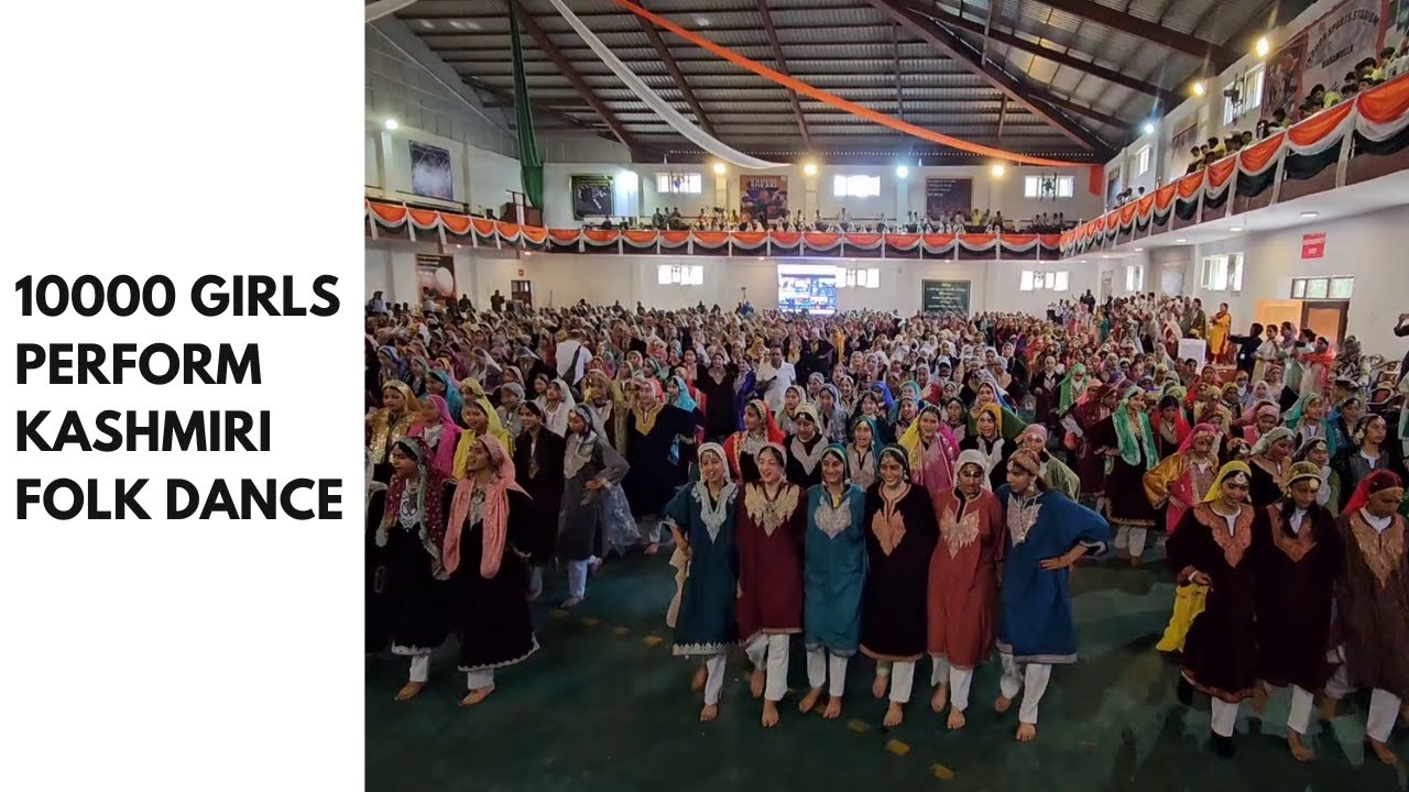 Baramulla: 10000 Girls Perform Kashmiri Folk Dance, Create World Record ...