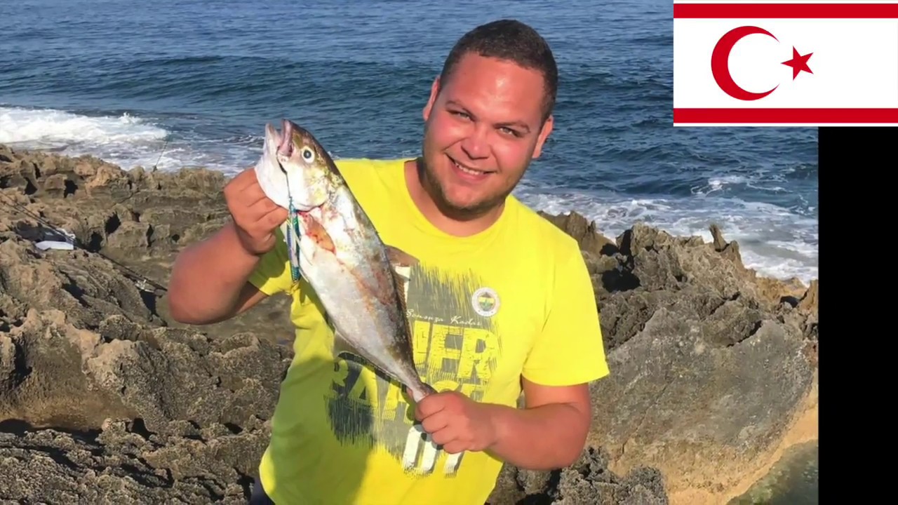 North Cyprus Fishing-Shore Jigging AMBERJACK/Mineri/Kuzu - YouTube
