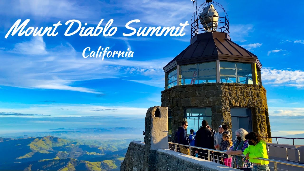 Drive to Mount Diablo Summit Peak - YouTube