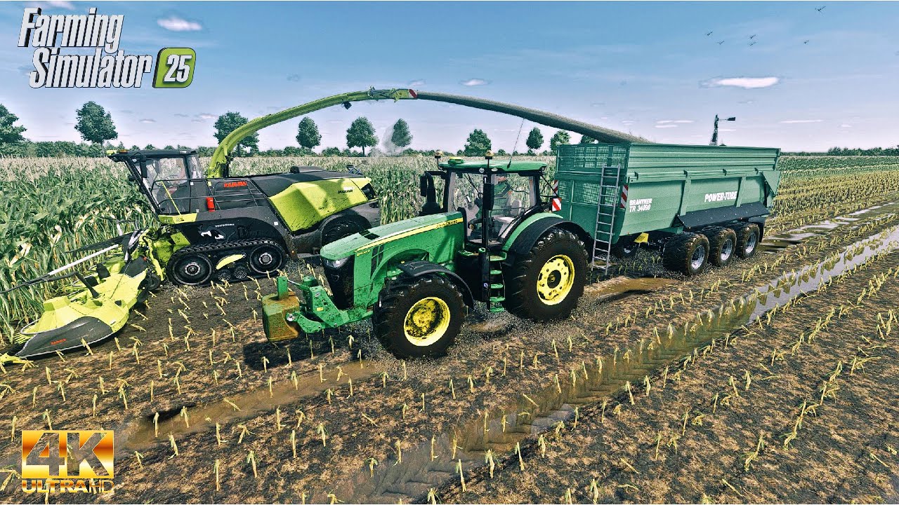 FS25 Reshade [4K] Realistic Graphics Gameplay | Class Jaguar 990 Corn ...