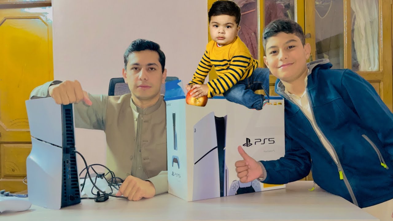 New PlayStation 5 Slim Edition Unboxing | PS5 Slim Vs PS5 Fat | New PS5 ...