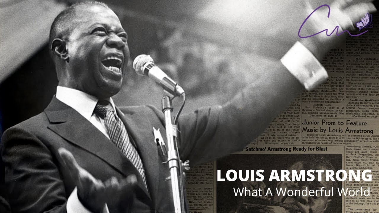 LOUIS ARMSTRONG - WHAT A WONDERFUL WORLD - YouTube