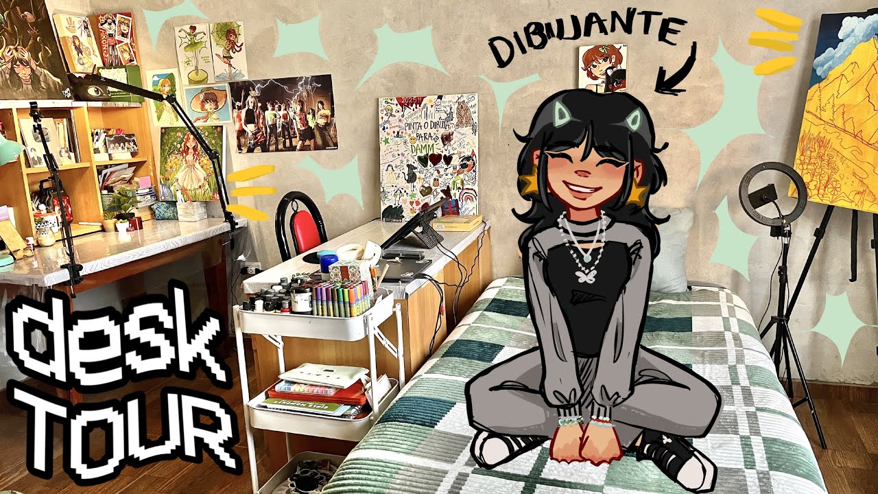 ★DESK TOUR★ mi lugar de trabajo by dammditto - YouTube