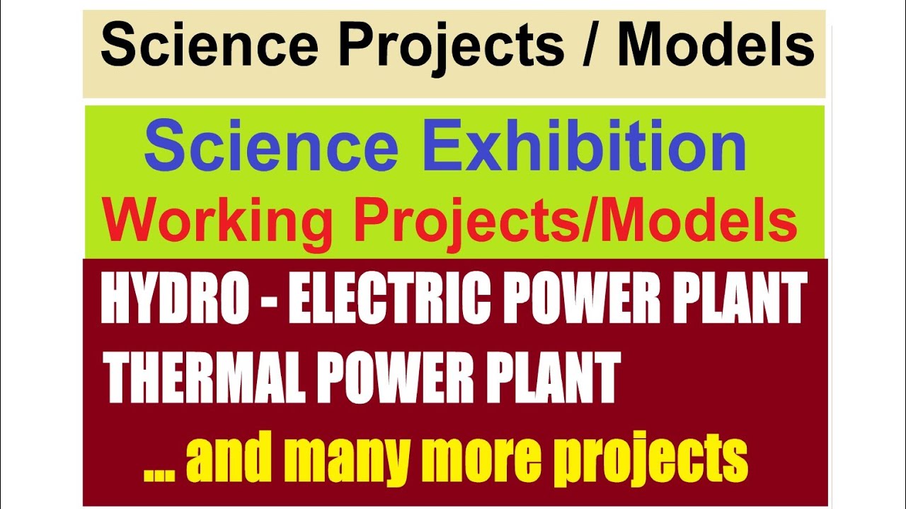 Science Project | Science Model | How to make Hydroelectric Power Plant ...