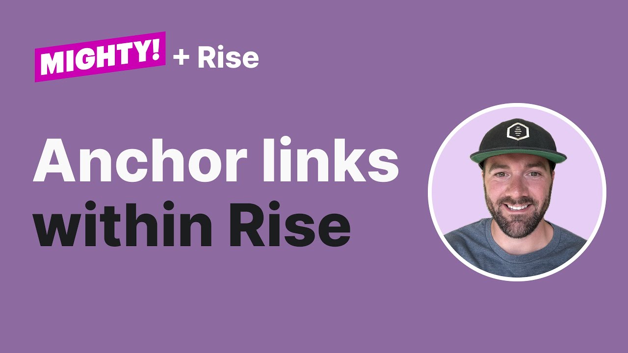 Outdated — How to Create Anchor Links in Your Articulate Rise Course ...