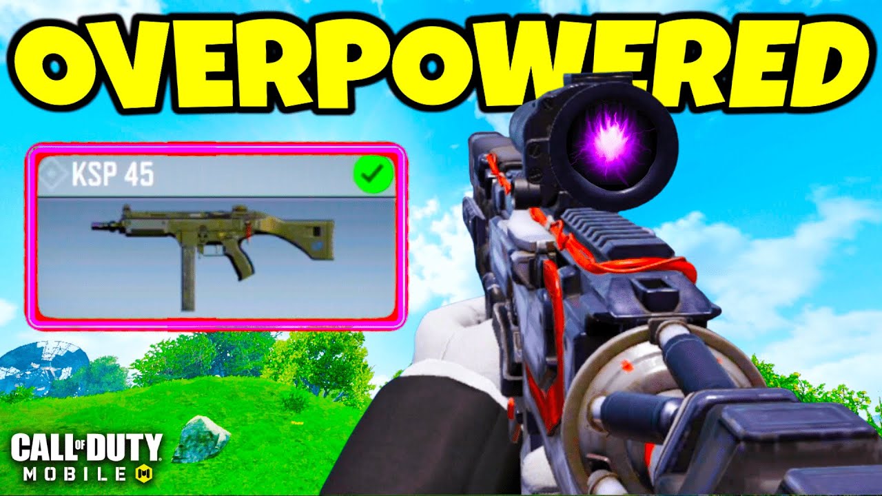 OVERPOWERED KSP 45 BUILD in BATTLE ROYALE!! 🤯| COD MOBILE - YouTube