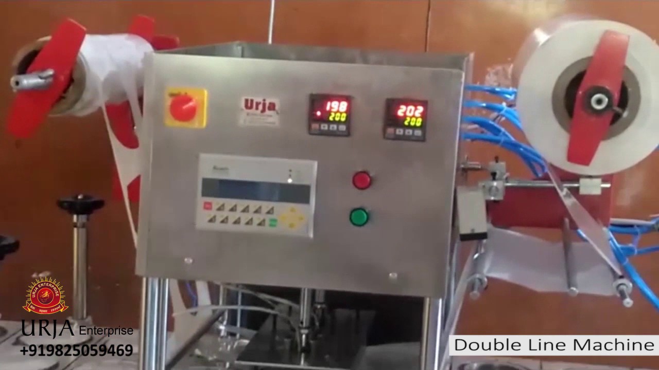 Popcorn & Snacks Glass Packing Double Line Machine With Nitrogen ...