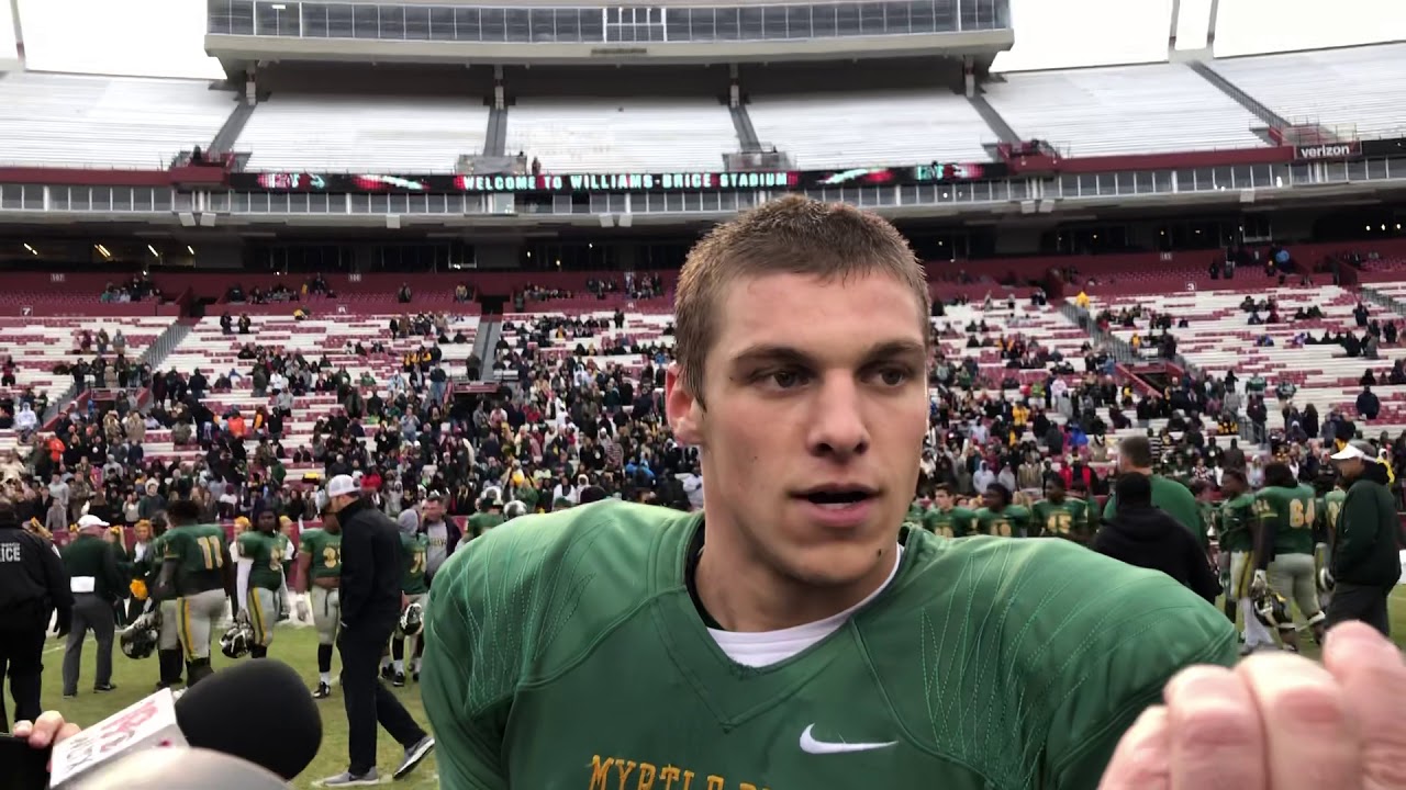 Luke Doty speaks after winning state title - YouTube