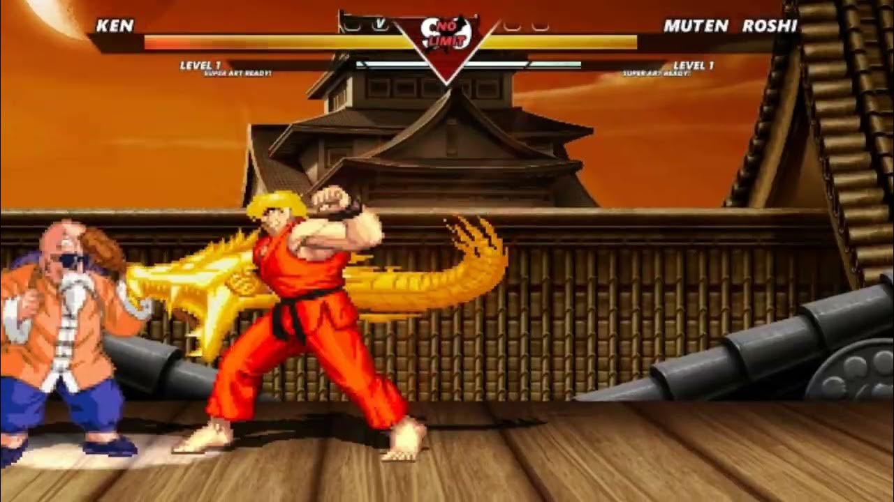 Ken vs Muten Roshi - High level insane fight ! - YouTube