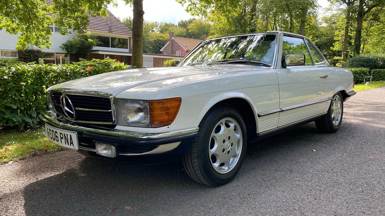 Mercedes 280SL R107 1983 finished in white with blue. Absolutely ...