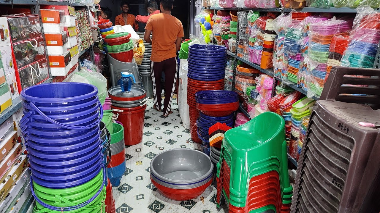 ₹10 से टब, बाल्टी, कुडादान, गमले, तस्ले & Cheapest प्लास्टिक Items ...