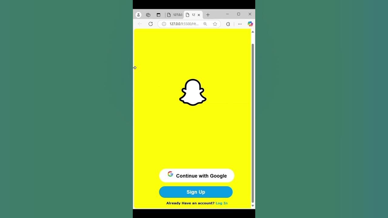 SNAPCHAT LOGIN PAGE | CSS FULL TUTORIAL | IT PILLA | - YouTube