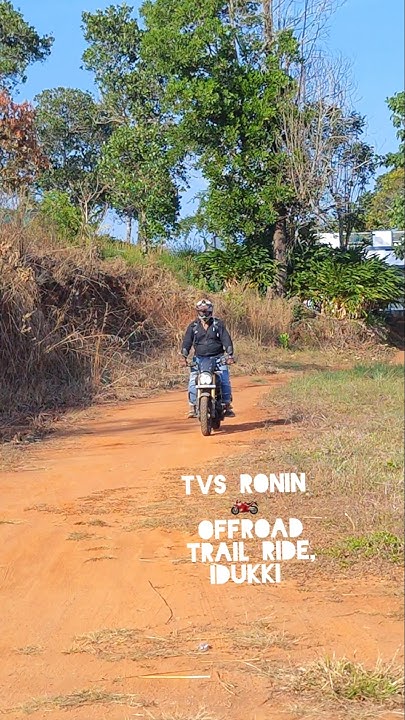 Tvs ronin bike offroad trail ride, Idukki #shorts #tvsronin225 #bikeride #offroad #trailride # ...