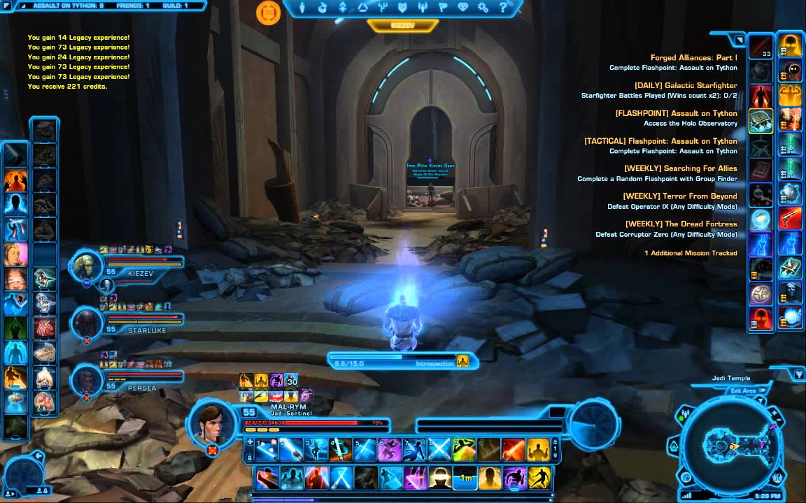 Star Wars The Old Republic Defending Tython FP - YouTube