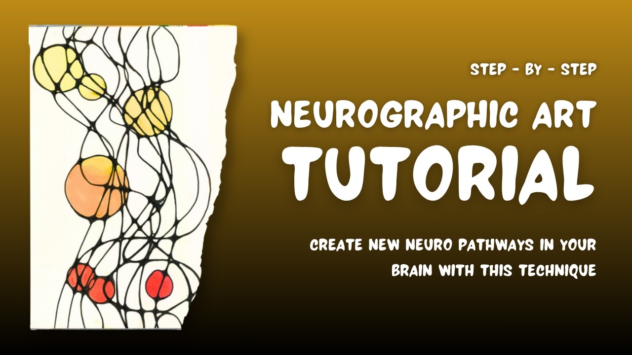 Step By Step Neurographic Art How To Art Therapy Tutorial - YouTube