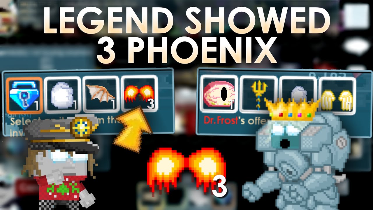 LEGEND SHOWED 3 PHOENIX WİNG (SHOW BATTLE !!) - Growtopia 2021 - YouTube