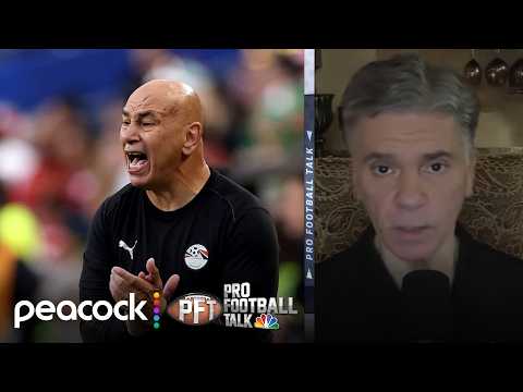 Egypt coach Hossam Hassan accuses FIFA of favoring Argentina | Pro Football Talk | NFL on NBC