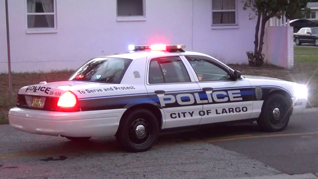 Largo Police Car LED Lights - YouTube