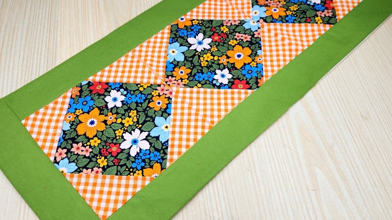 The easiest patchwork pattern work - YouTube