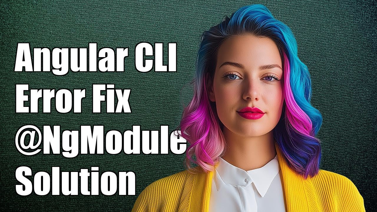 Angular Cli Error Add Ngmodule Annotation Solution For Latest Version Youtube