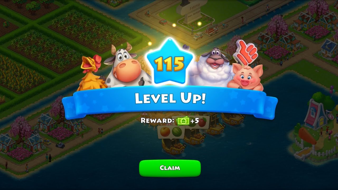 Township Level Up 115 | Township gameplay Level Up 115 - YouTube