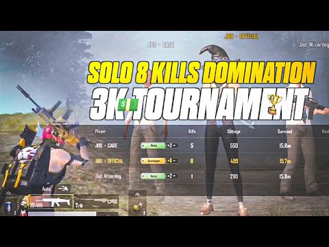 SOLO 8 KILLS DOMINATION IN 3K TOURNAMENT 👿PUBG LITE COMPETITIVE 👿OnePlus 9R,9,8 ...