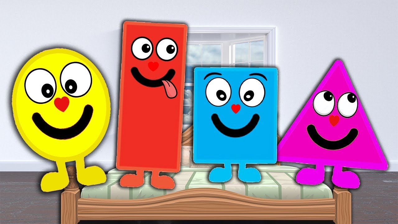 The Shapes | VIVASHAPES | Jumping On The Bed | Shapes Love Jumping on ...