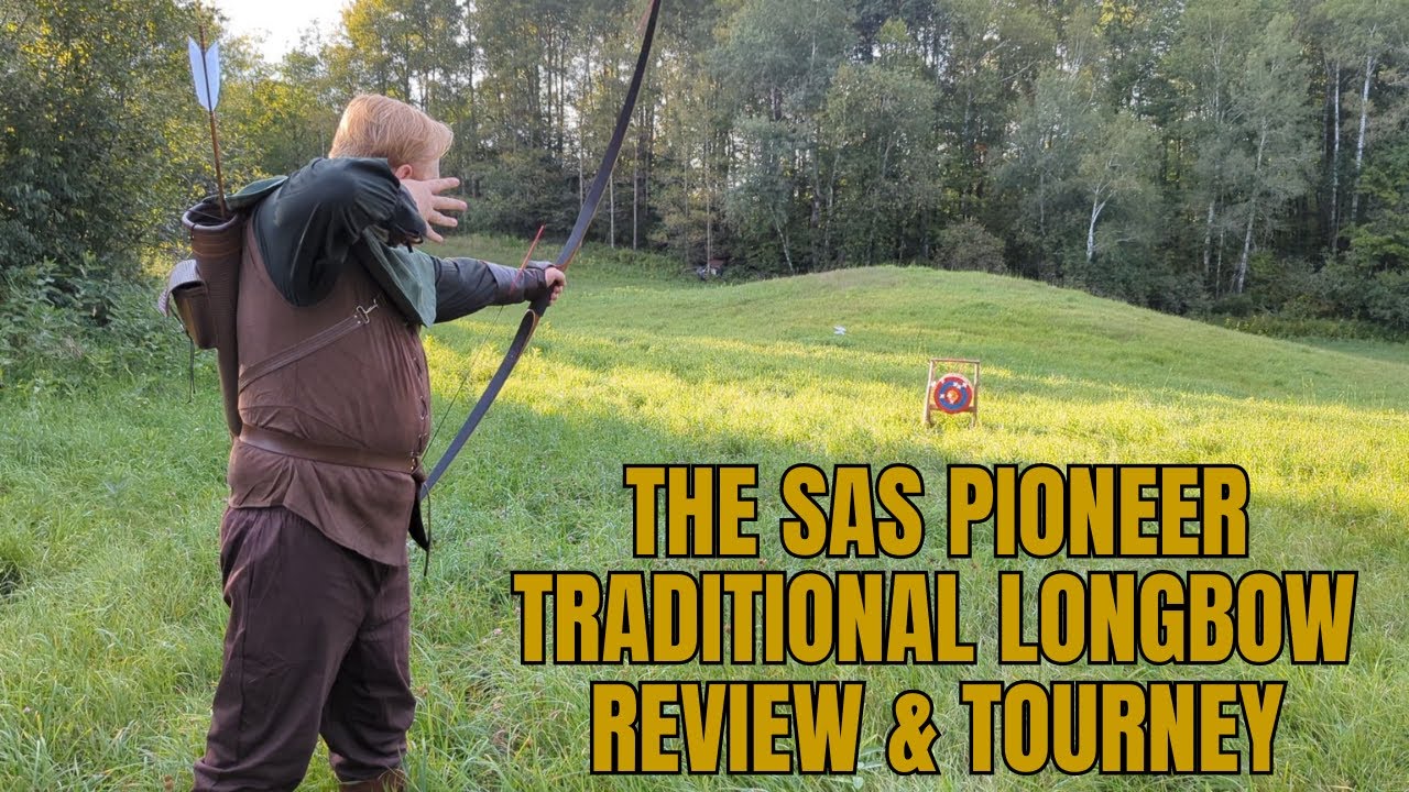 The SAS Pioneer 68" Traditional Longbow - Testing & Review - YouTube