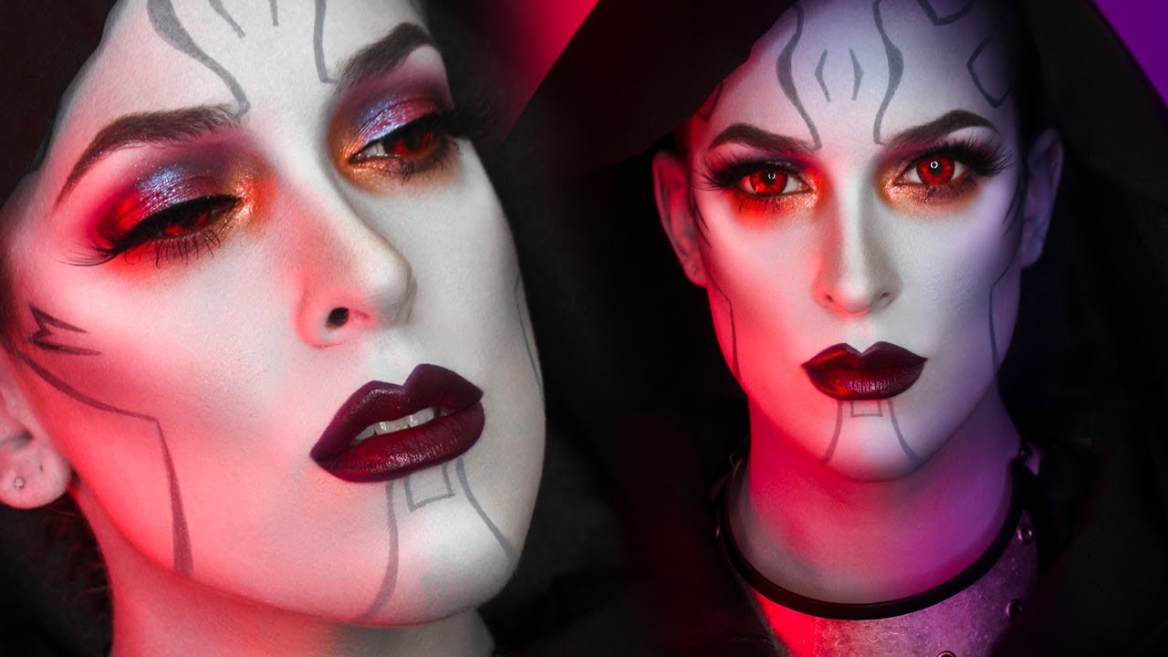 PAT MCGRATH x STAR WARS Collection - Sith Makeup Look - YouTube